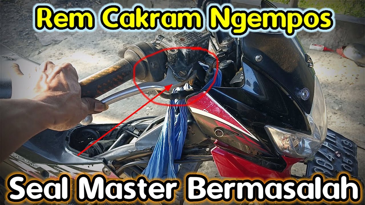 Penyebab Rem Cakram Depan Ngempos || Harus Di Tekan Cepat/dikocok 👉 ...