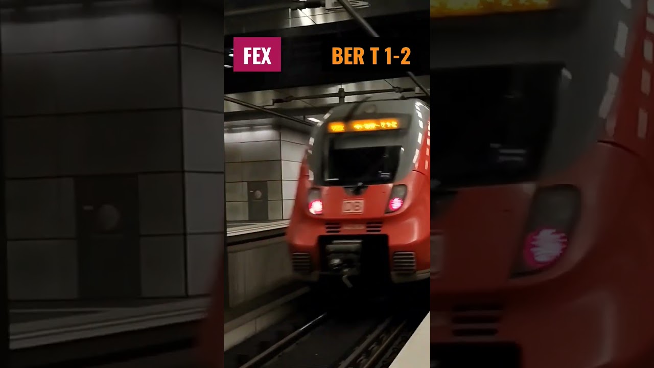 [ FEX ] ️ Flughafen ︎ BER Terminal 1-2 mit BR 442 (Talent 2 ...