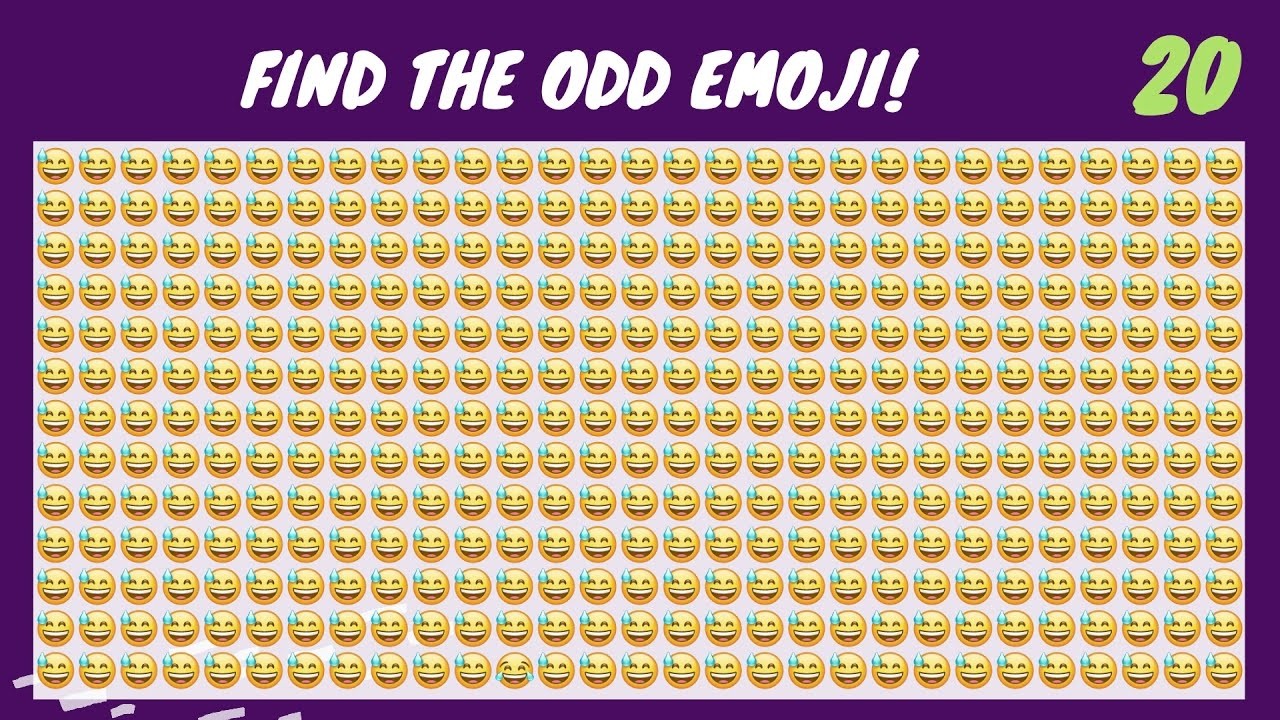 Can You Find the Different Emoji? Millions Couldn't Solve This Quiz ...