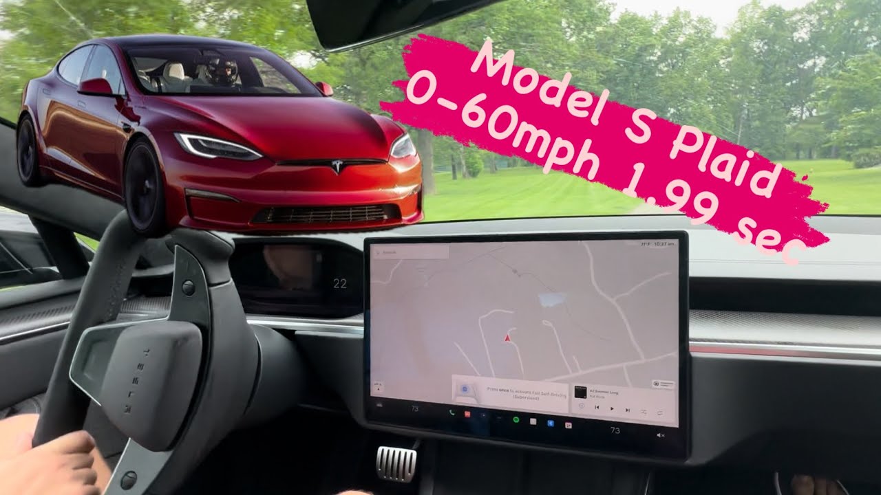 First time riding in Tesla Model S Plaid, 0-60mph 1.99 sec, Insane ...