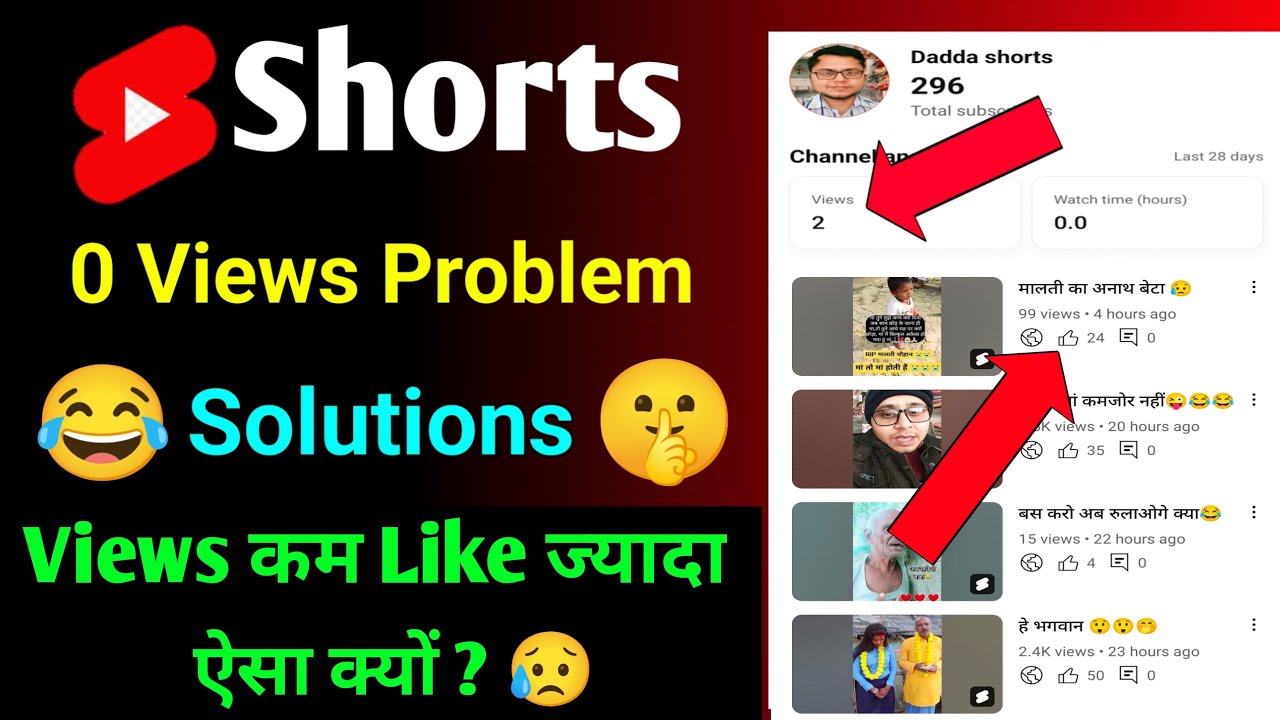 Youtube Shorts 0 Views Problem | Shorts Views Freeze Problems (solution ) | Shorts vairal kaise ...