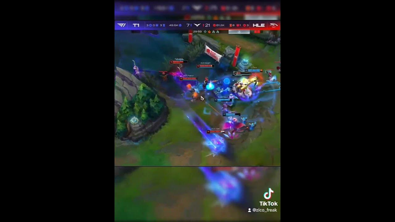 HLE 3-0 T1 • Game 3 🔥 Playoffs R2 Lck Summer #lck2024 #hle #t1 #zicoreup #leagueoflegends # ...
