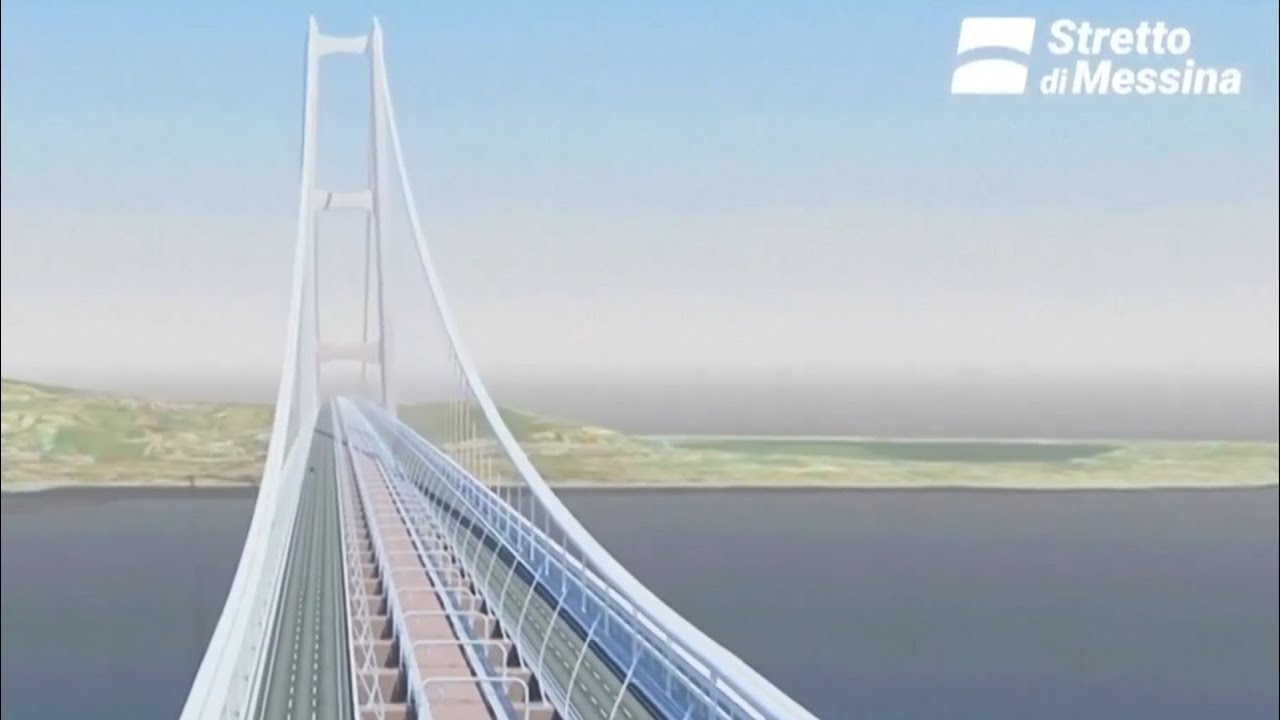World’s longest suspension bridge to connect mainland Italy to Sicily ...