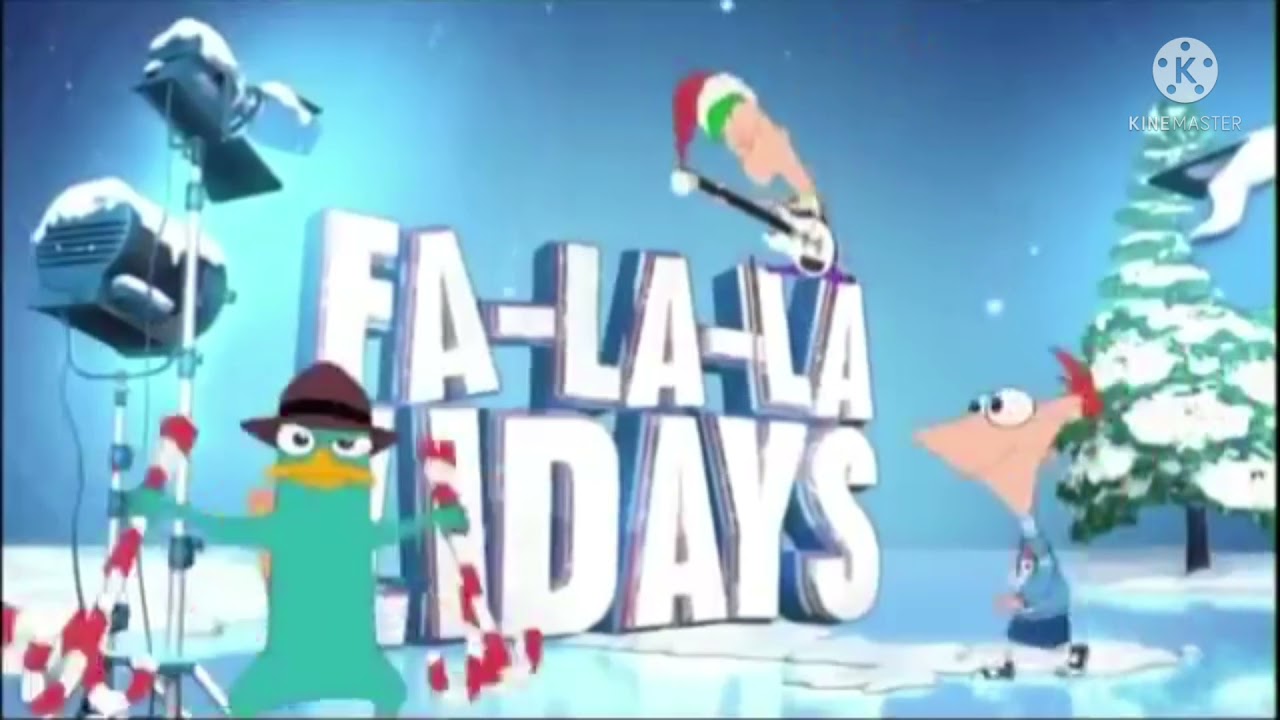Disney Channel Fa-La-La-Lidays Phineas and Ferb WBRB and BTTS Bumpers ...
