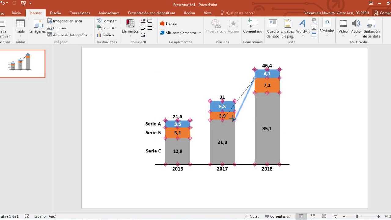 Elementos de Think Cell - YouTube