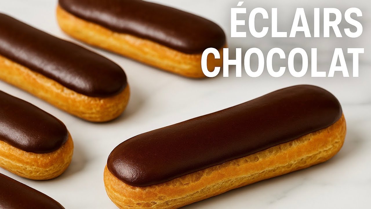 RECETTE DES ÉCLAIRS AU CHOCOLAT - YouTube