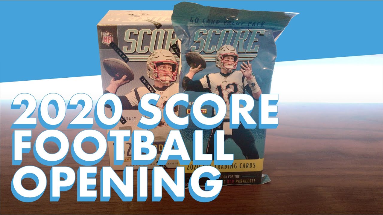 2020 Score Football Retail Blaster Box + Fat Pack Opening. Intro to ...