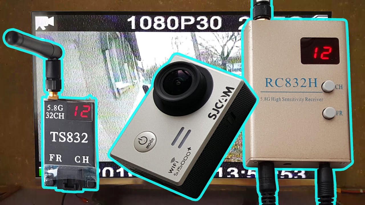FPV Сhannel Test #1 (SJCam 5000+) TS832 & RC832H. CH11-CH18 - YouTube