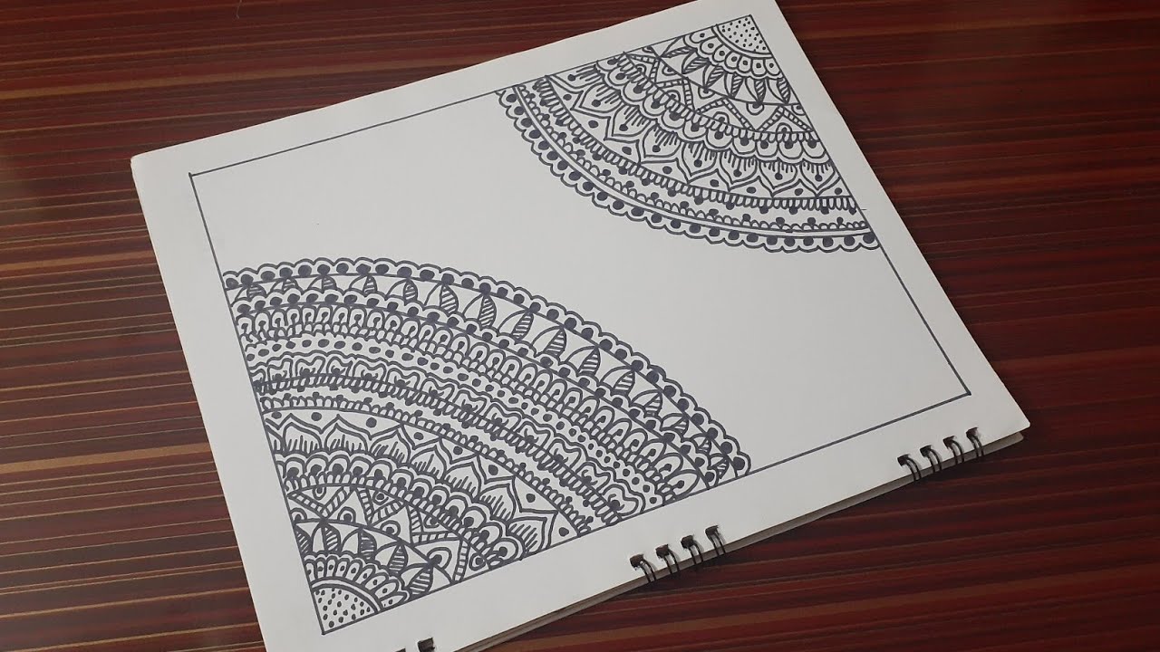 My first Mandana Art | Mandana Art | Drops Of DIY - YouTube
