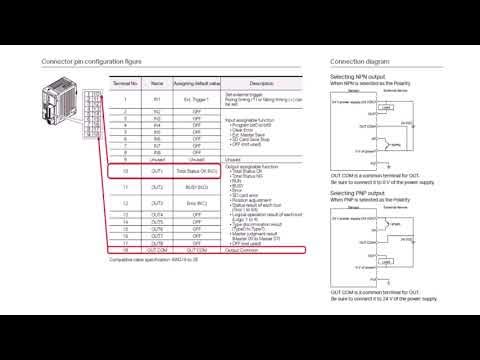 IV3 Vision Sensor Support | Discrete IO | Output Wiring for IV3-G (Compact Model) - YouTube