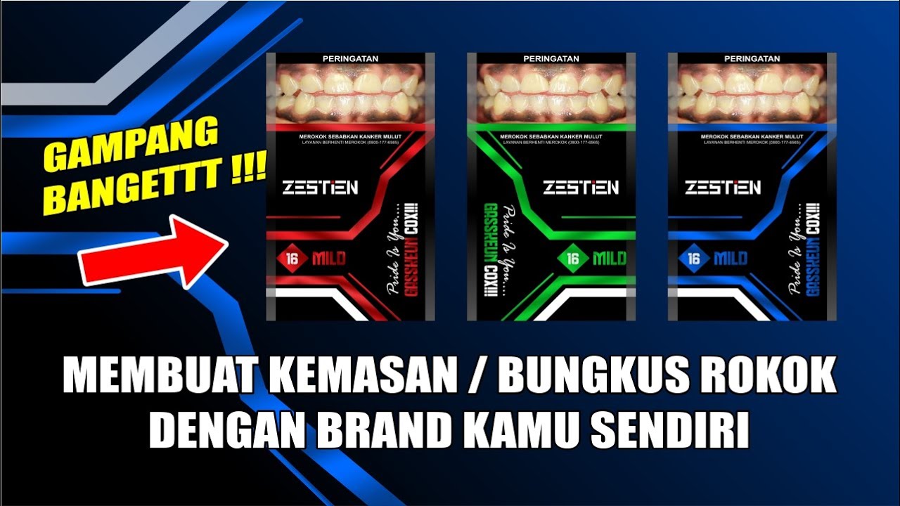 CARA MEMBUAT BUNGKUS ROKOK MODEL DUNHILL 16 (DIY) - YouTube