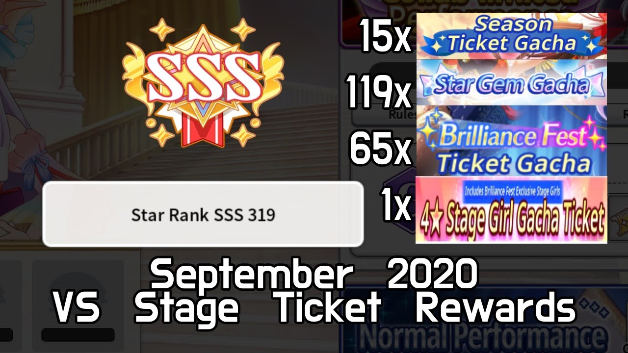 [200 Tickets] SSS Rank PvP Rewards - September 2020 Season | Revue ...