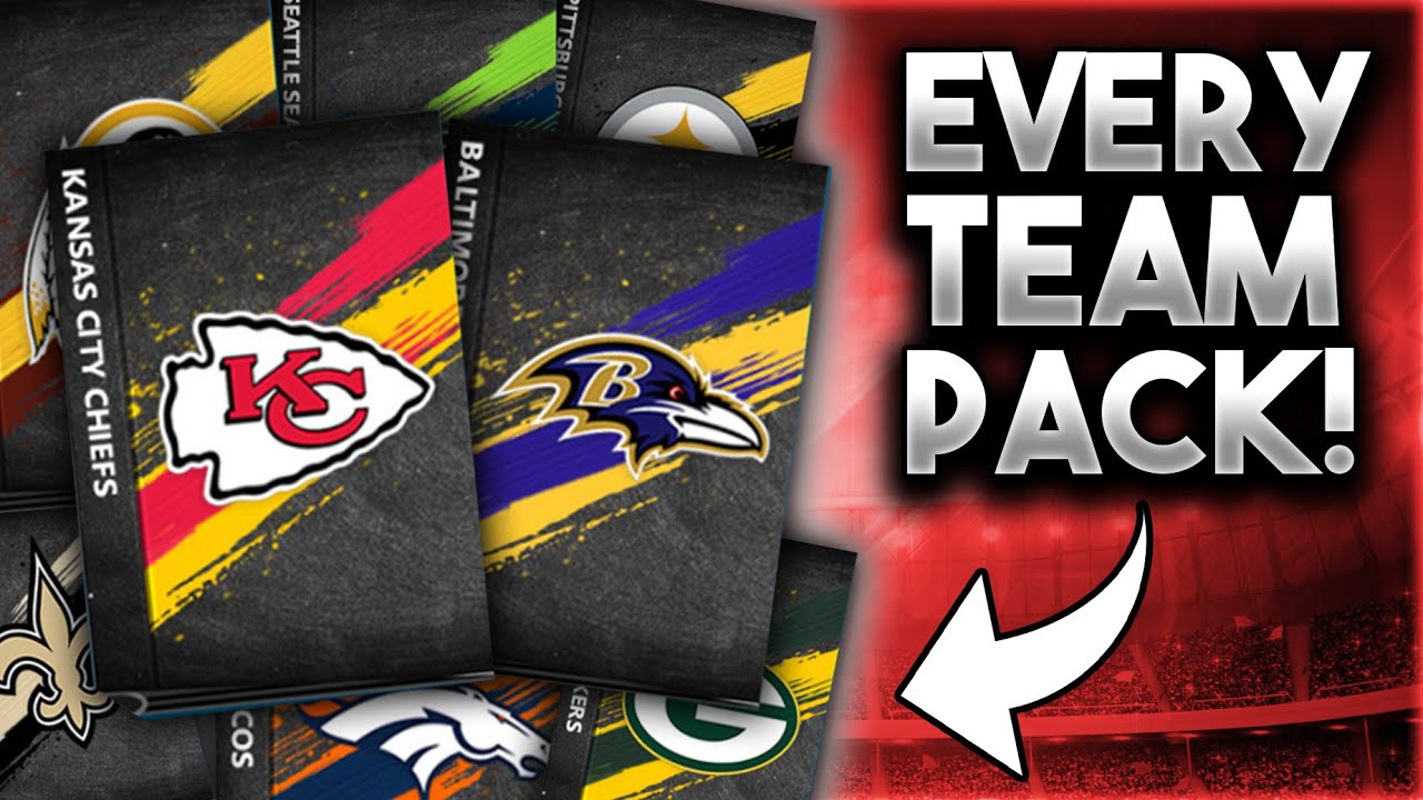 Opening EVERY TEAM PACK In Madden Mobile 20! - YouTube