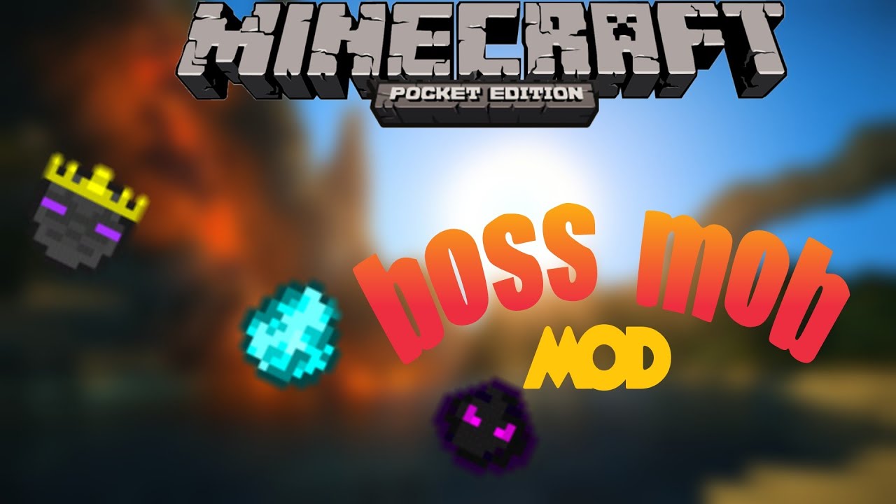 Boss mob-[MOD] Minecraft Pe 0.11.x - YouTube