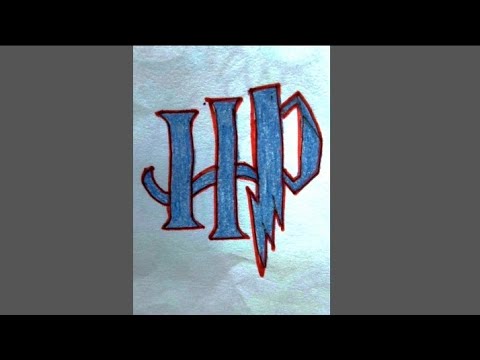 How do you draw the Harry Potter logo step by step 2022 | Harry Potter ...