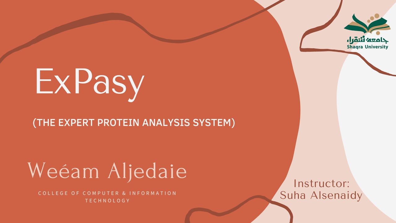 Expasy Tutorial - A bioinformatics resource portal - YouTube