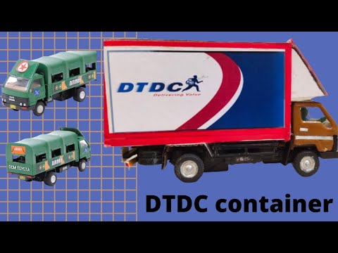dtdc courier container/kids toys - YouTube