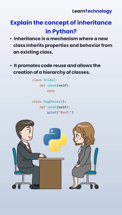 Inheritance in Python | Python Interview Questions | #python #interview #inheritance - YouTube
