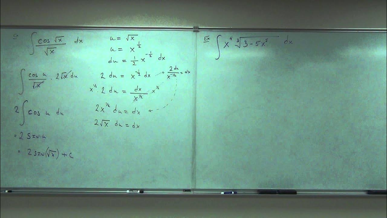 Calculus 1 Lecture 4.2: Integration by Substitution - YouTube