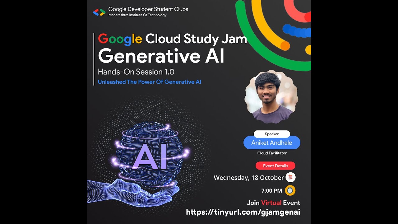 Google Cloud Study Jam: Generative AI Hands-on session 1.0🌟🚀 - YouTube
