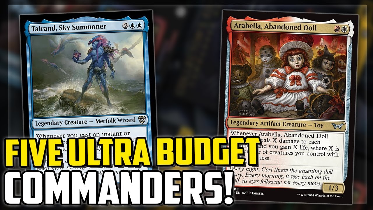 FIVE Ultra Budget Commanders You Can Build With Bulk!- Magic: The ...