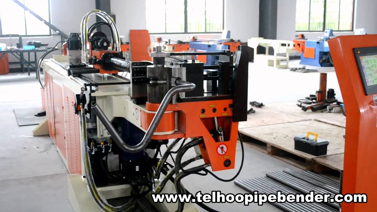Telhoo DW38CNC-4A-2S automatic cnc pipe bending machine for automobile ...