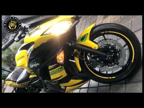 Kawasaki Ninja 650 Wrap In Yellow Gloss - YouTube