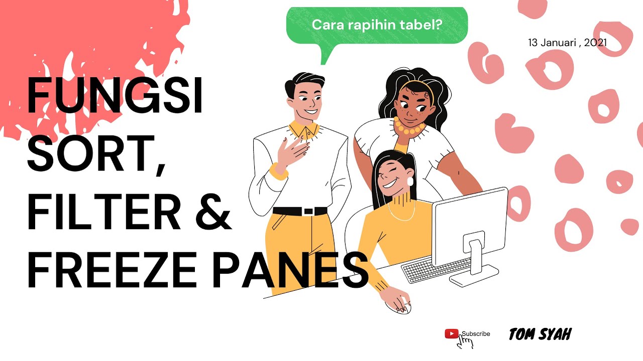 FUNGSI SORT DAN FILTER PADA EXCEL - YouTube