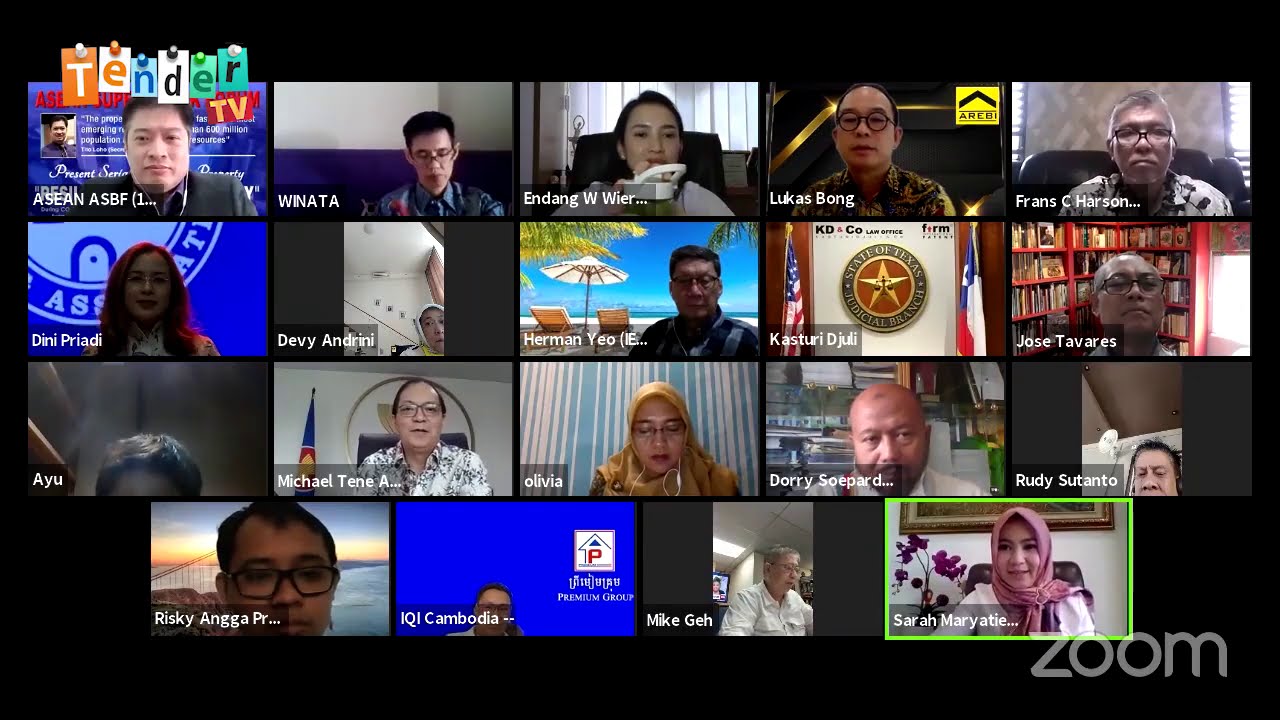 Mr. Totok Lusida (REI Chairman) sharig during ASBF - ASEAN SUPER BLOCK ...