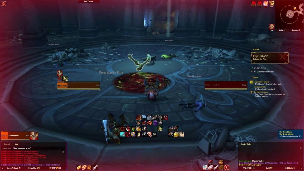 WoW Legion Rogue Campaign - The Dreadblades (Artifact Quest) - YouTube