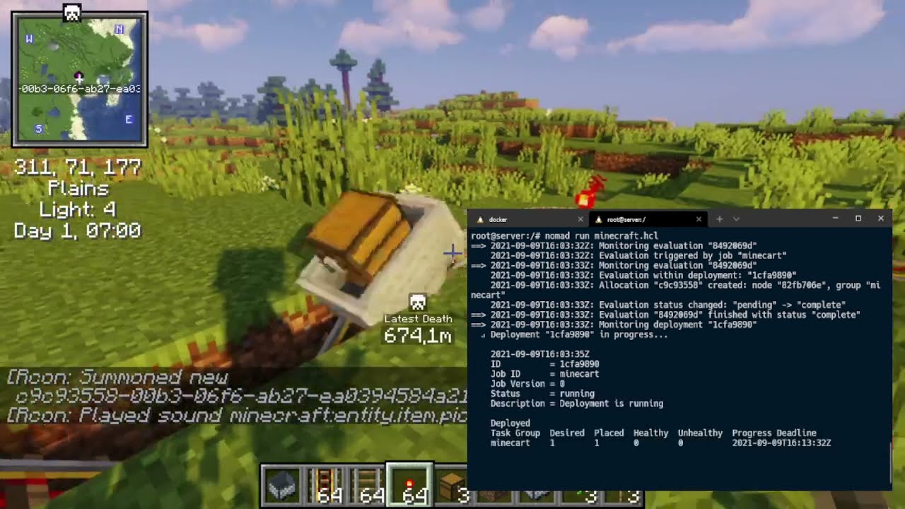 Nomad Minecraft taskdriver - YouTube