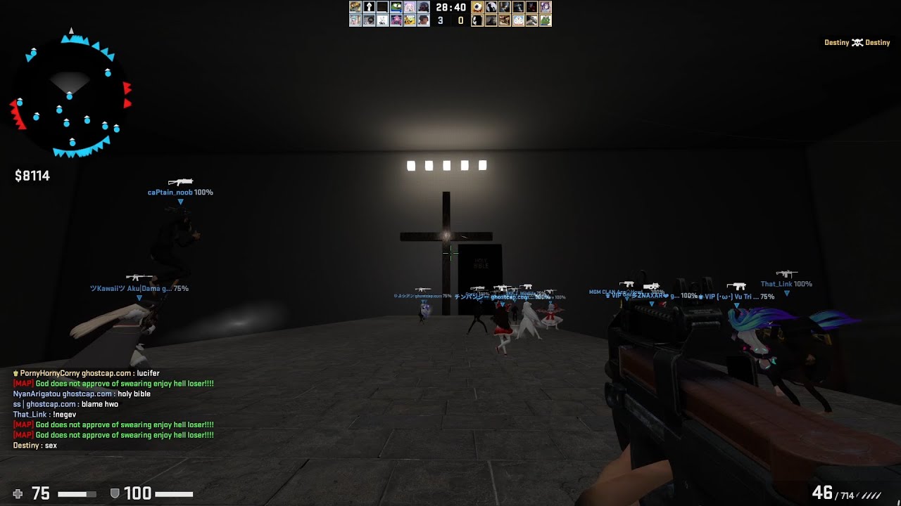 CS:GO - Zombie Escape Mod - ze_Bible_adventure_ot_v1_5 - YouTube