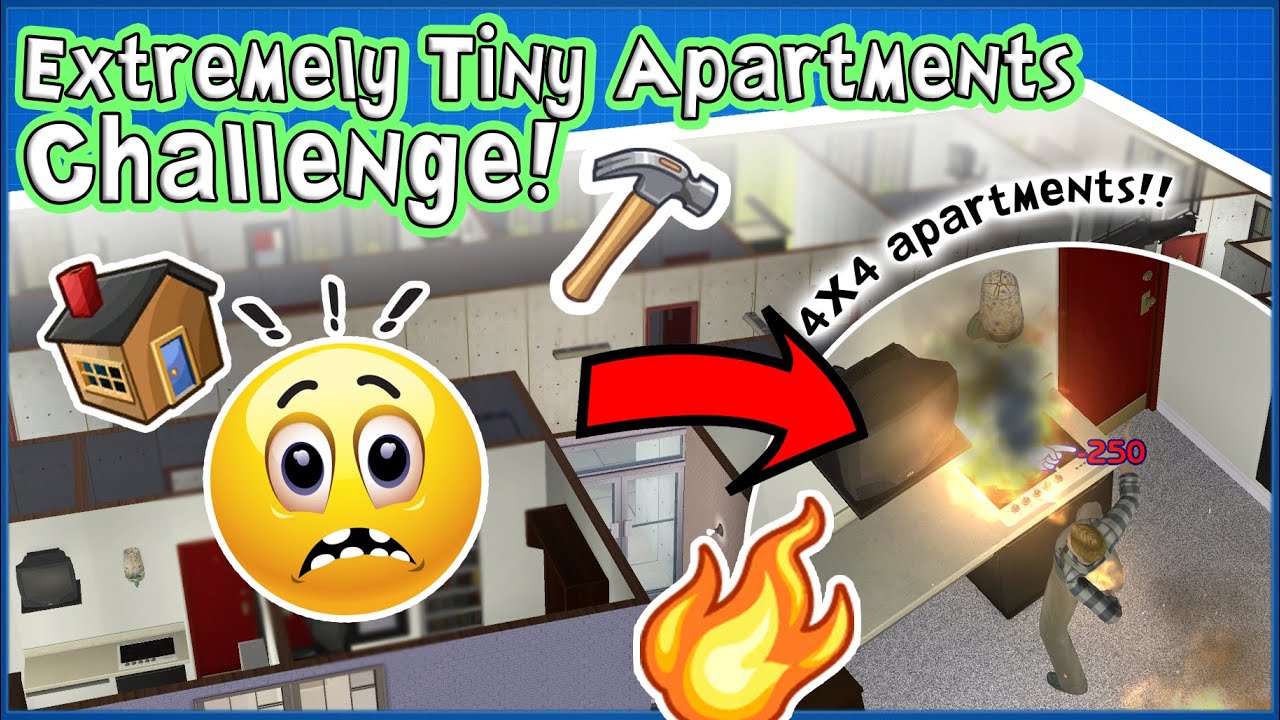 Let's Build EXTREMELY SMALL APARTMENTS in The Sims 2! - YouTube