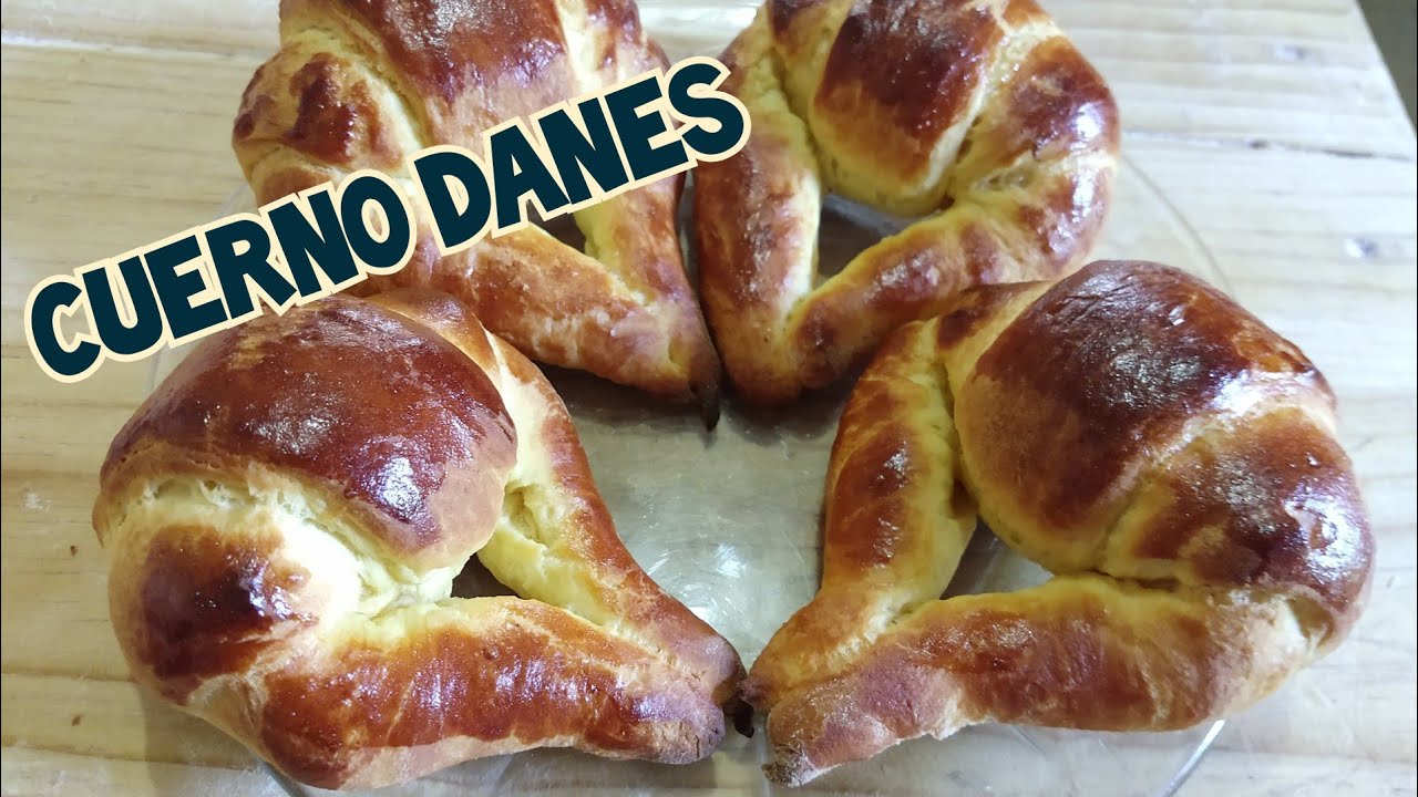 cuernitos de la masa danesa, súper crujientes receta y procedimiento ...