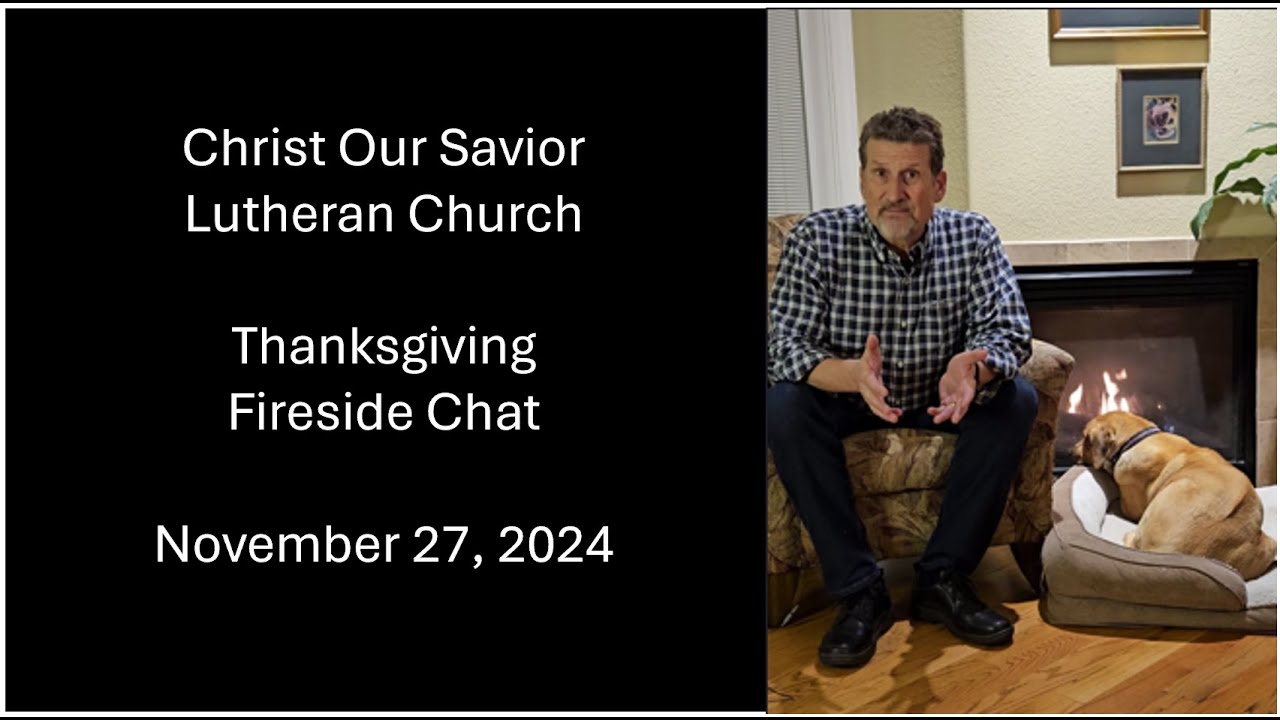 Thanksgiving Fireside Chat - YouTube