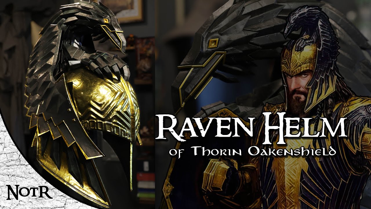 The Raven Helm of Thorin Oakenshield - YouTube