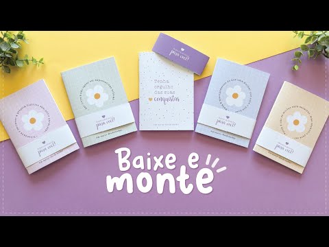 MOLDE GRATUITO | CADERNINHO - DIA DA MULHER | COMO FAZER?
