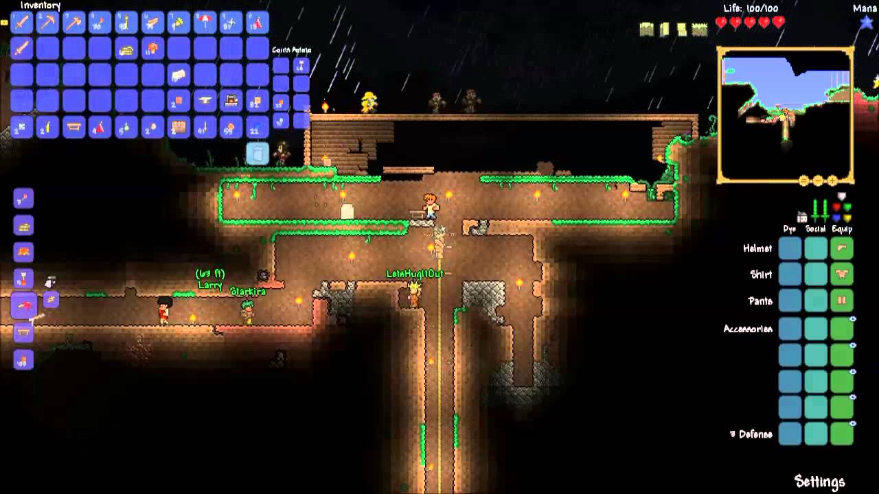 Terraria With the Knights Episode 1: One Dimension Down - YouTube