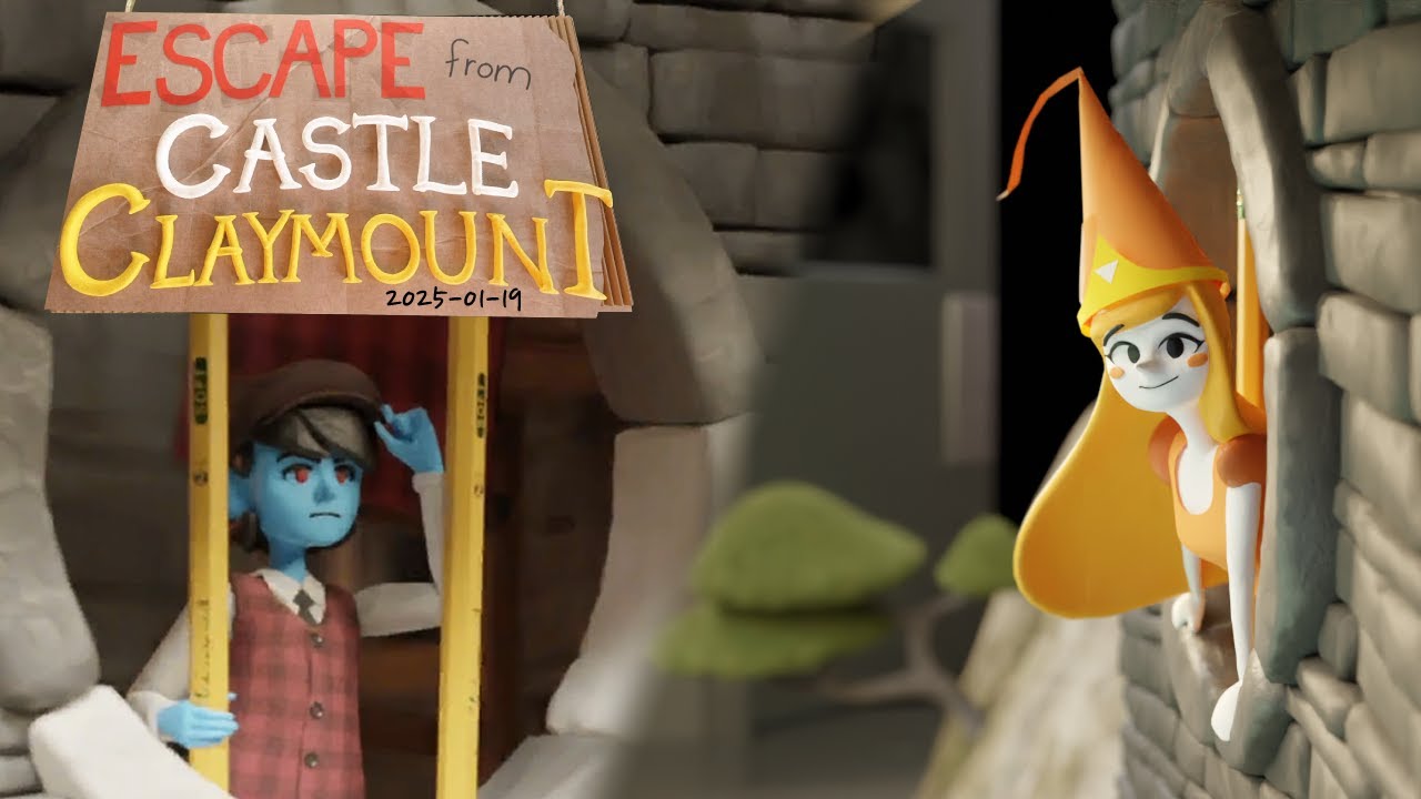 미니어처로 만든 탈출 퍼즐 게임, Escape from Castle Claymount - YouTube