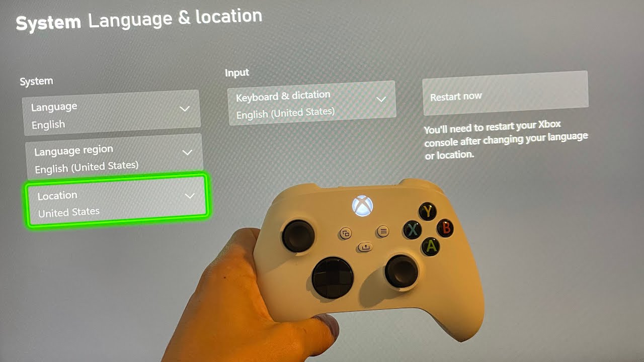 Xbox Series X/S: How to Change Console Location Tutorial! (For ...
