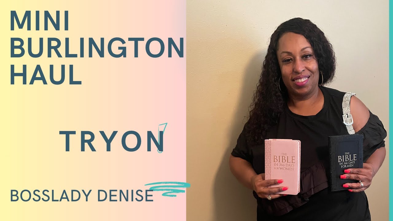 Plus Size Tryon| MINI BURLINGTON HAUL |Bosslady Denise - YouTube