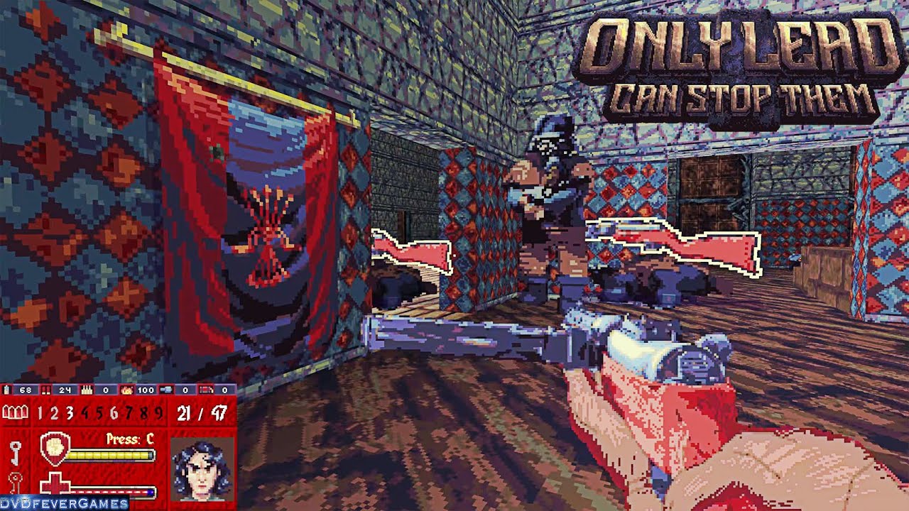 DOOM-CLONE! ONLY LEAD CAN STOP THEM! Demo Longplay - PC (4K UHD 60fps ...