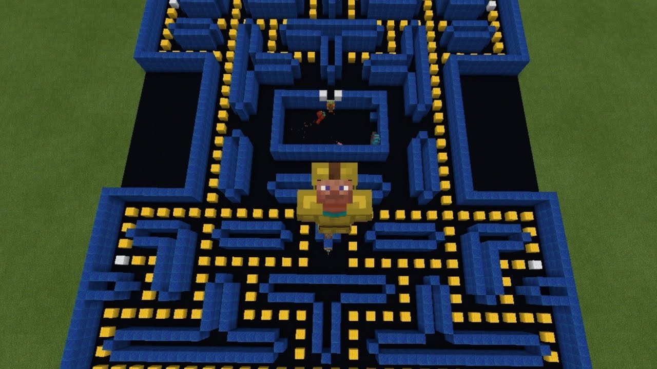 My Minecraft PAC-MAN Maze - YouTube