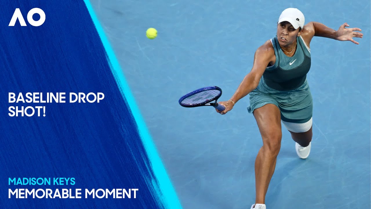 Madison Keys Hits Brilliant Drop Shot! | Australian Open 2025 - YouTube