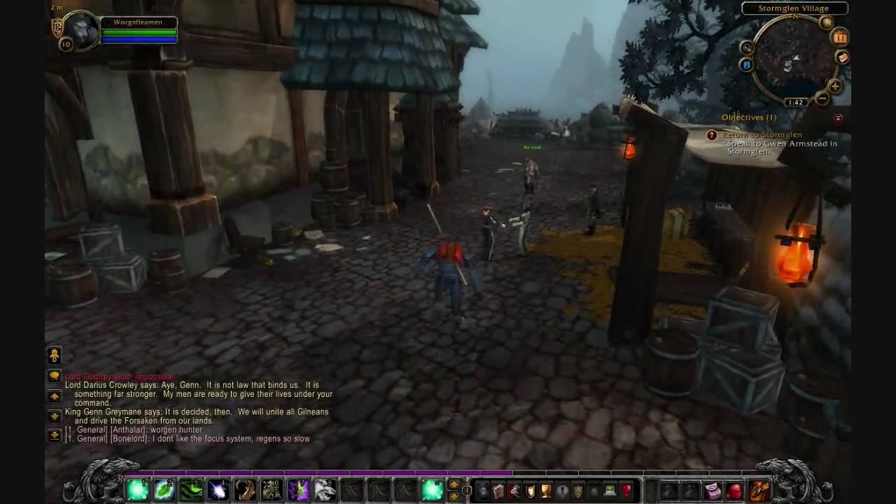 Cataclysm Beta - Worgen Starting Area Gilneas with commentary pt13 ...