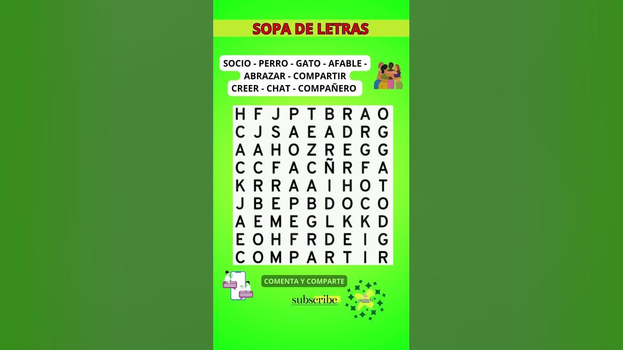 Sopa de Letras Edición “ FELICIDAD ” 10 Niveles - Fácil, Medio, Difícil ...