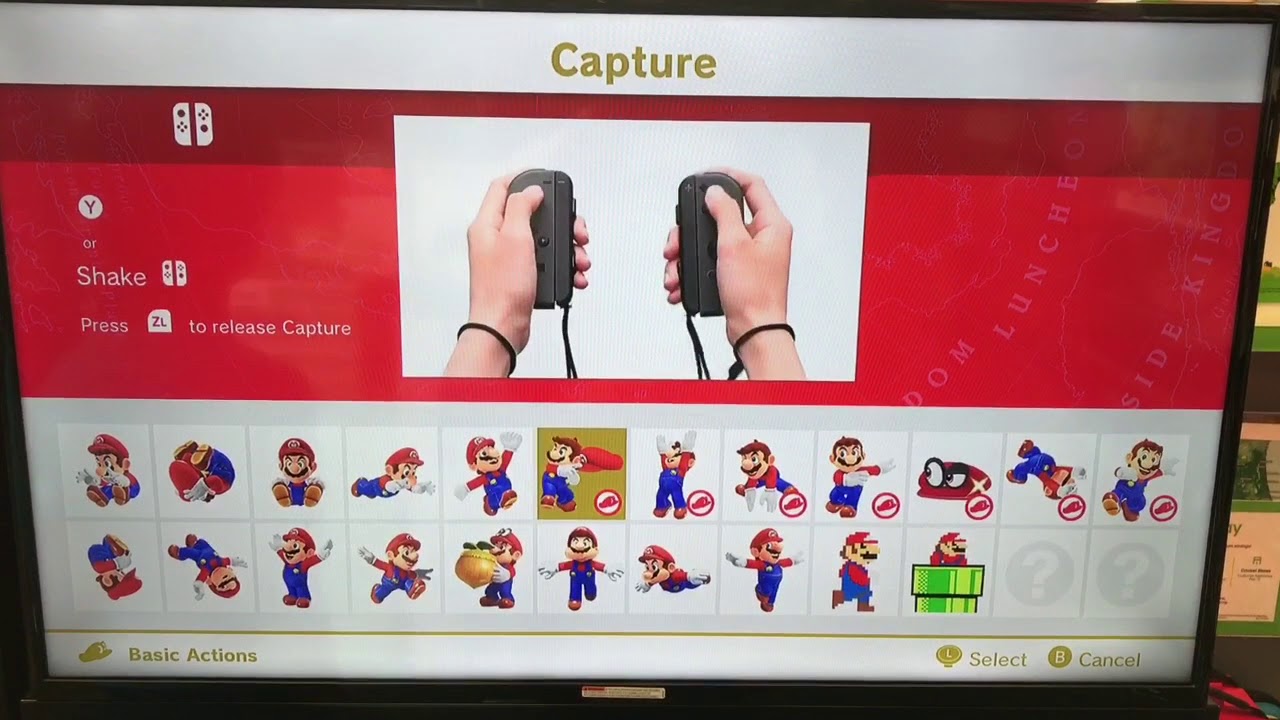 Super Mario Odyssey Complete Moves Guide With Controls - YouTube