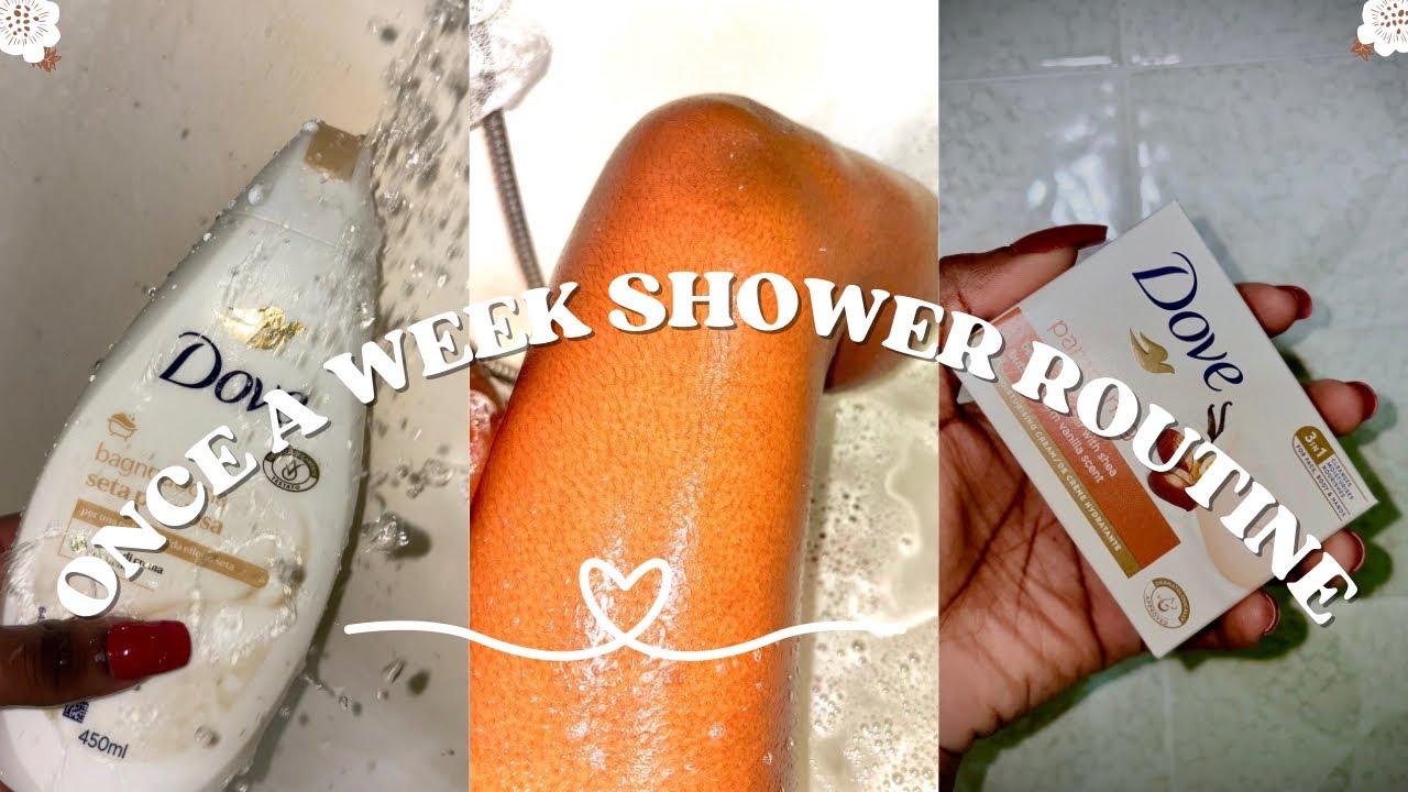 MY ONCE A WEEK SHOWER ROUTINE | AFFORDABLE PRODUCTS | NIGHT SHOWER ...