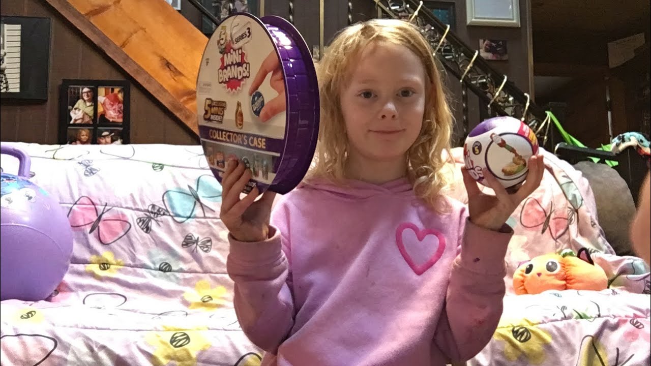 Live Reaction with Ava Mini Brands - YouTube