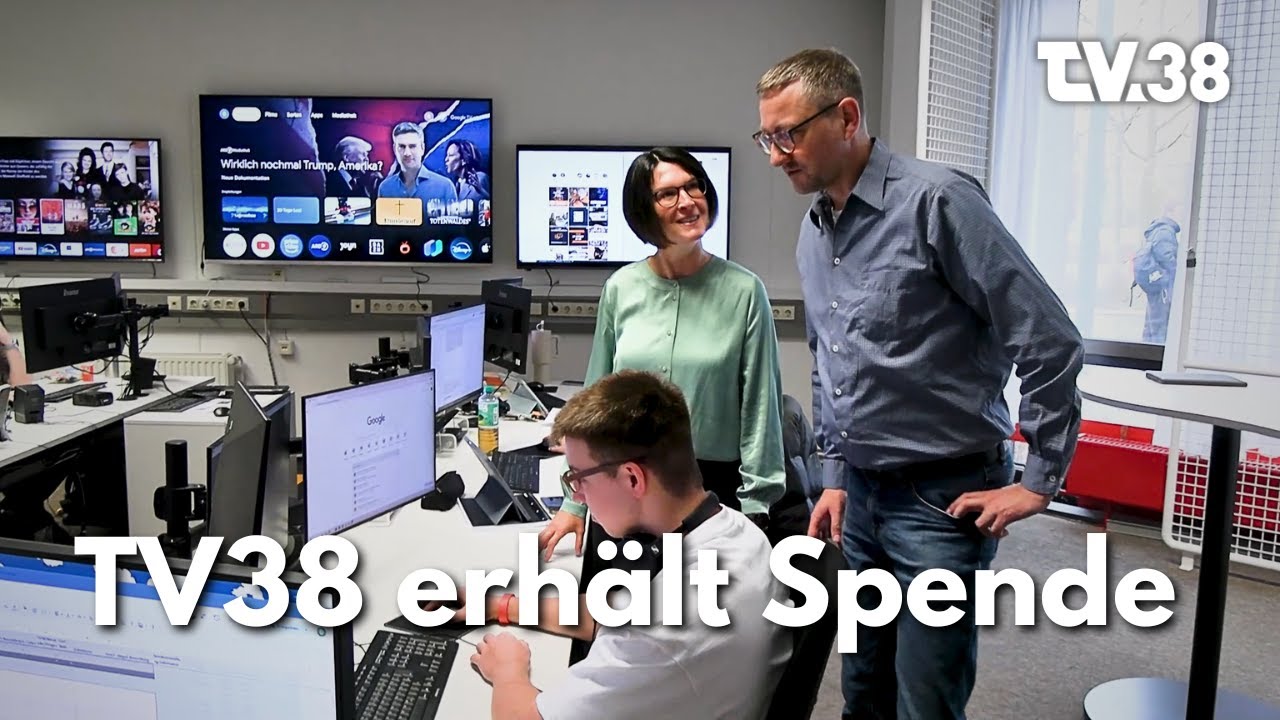 TV38 erhält Spende der Sparkasse Celle-Gifhorn-Wolfsburg | TV38 - YouTube